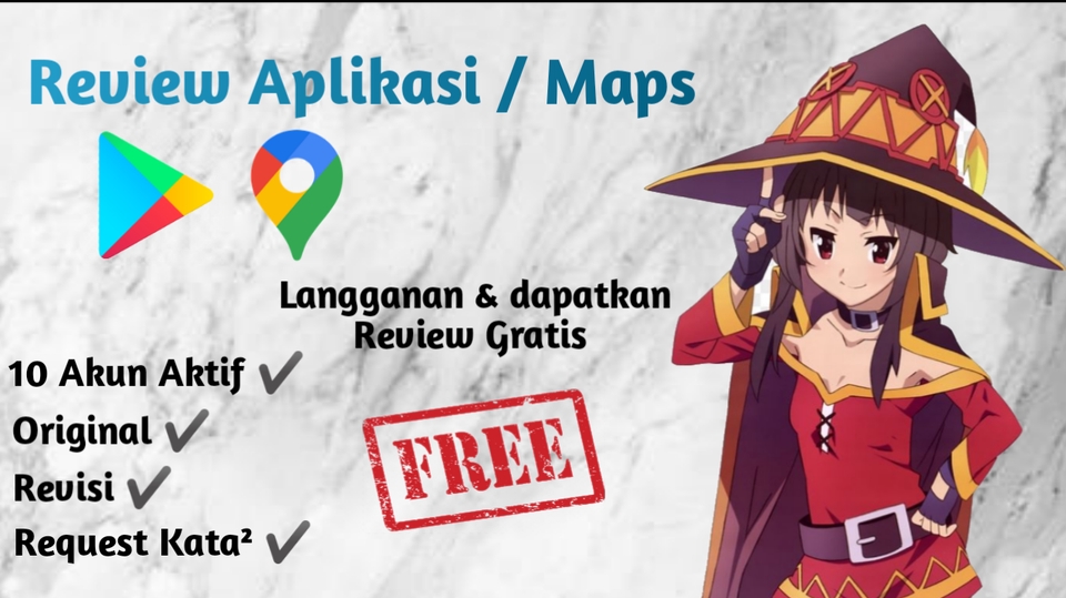 Jasa Download / Review Aplikasi dan Tempat di Play Store & Maps - Yorsha