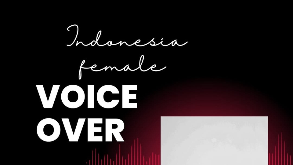 Jasa Voice Over Wanita Indonesia-English