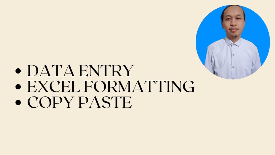 Data Entry, Copy Paste Data, Konvesi File, Excel