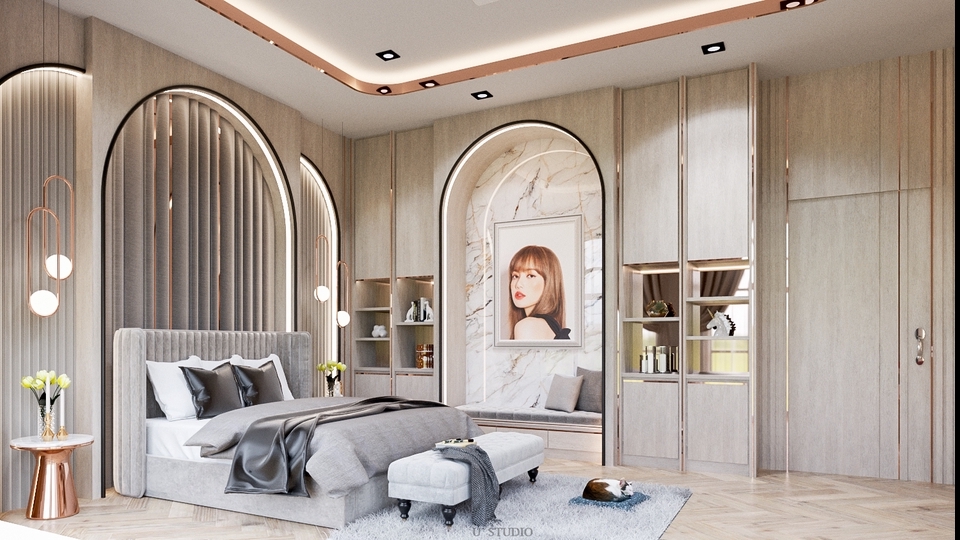 3D Perspective Render Interior