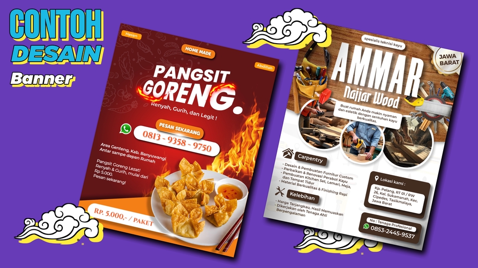 Desain Banner Digital Resolusi Tinggi – Cocok untuk UMKM & Brand