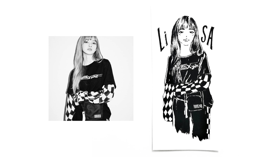 วาดรูป Portrait ของคุณ แบบเท่ห์ๆ ด้วยลายเส้นจากสีโปสเตอร์ 5025