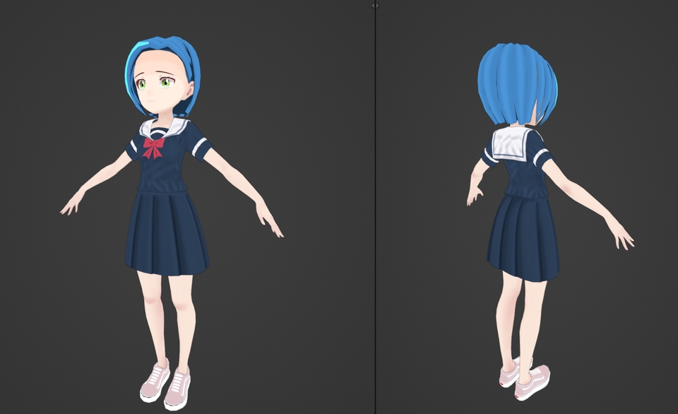 Animasi karakter untuk game assets