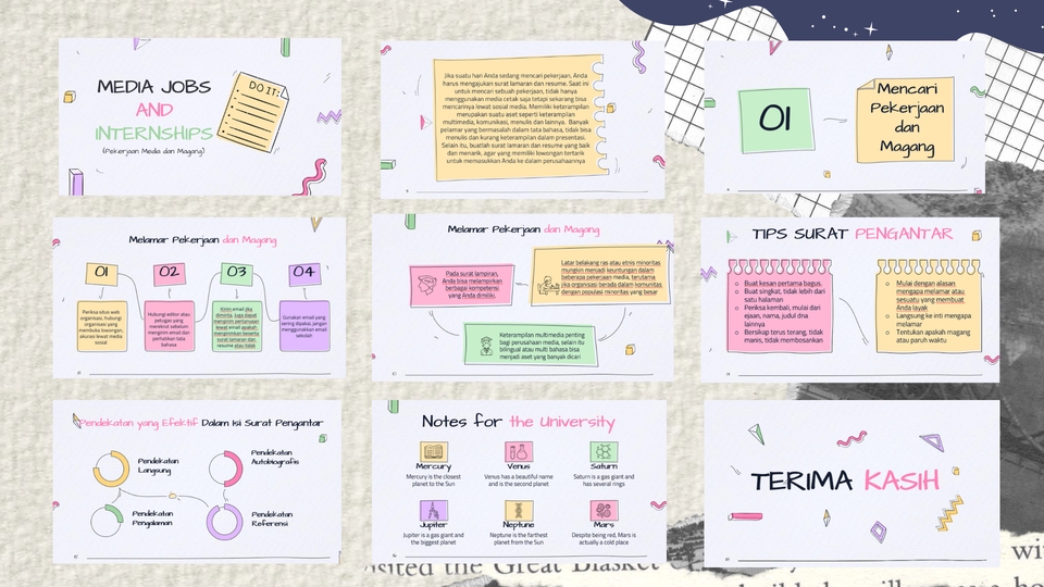 Desain Power Point / Salindia Tugas, Media Ajar bahkan Bisnis