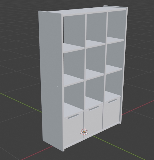 3D Blender Model (Low-Polygon)