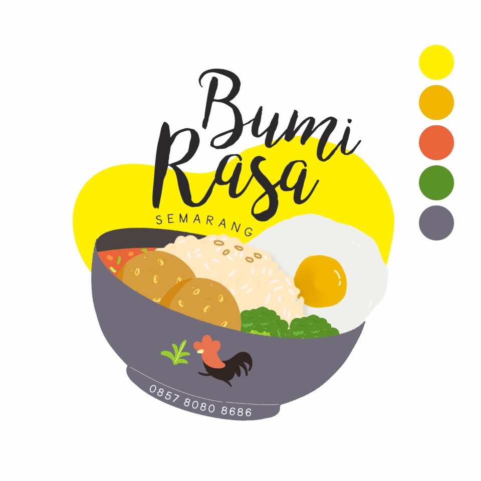 Desain Logo UMKM Dengan Karakter / Ilustrasi