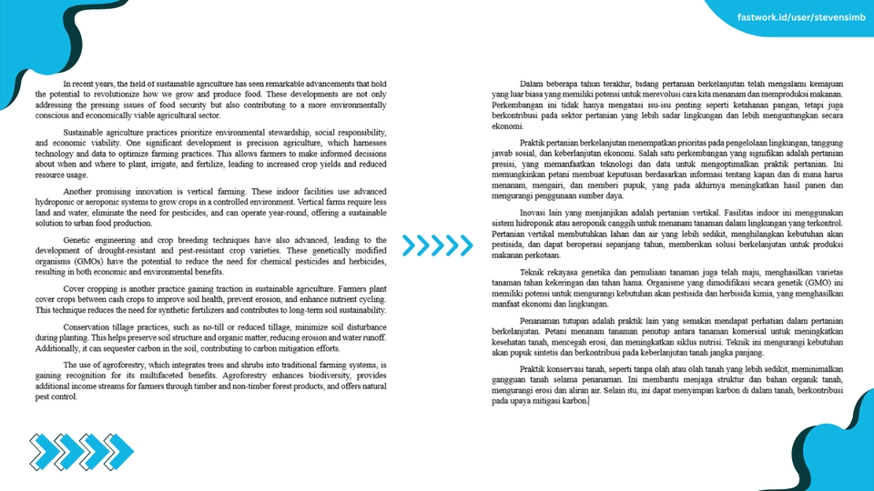 (SELESAI CEPAT) Translasi teks/dokumen Bahasa Inggris ke Indonesia dan ...