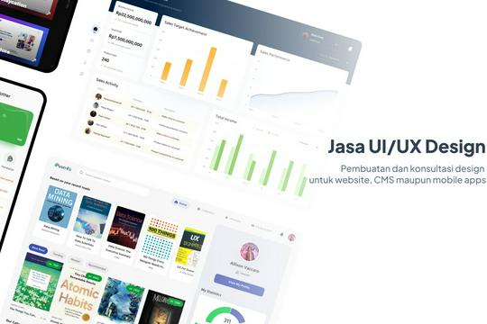 Jasa Desain UI/UX, Website, Landing Page, CMS dan Mobile App