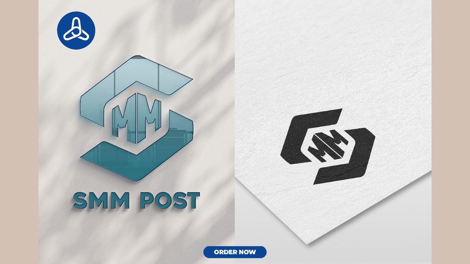 Desain 2 Variasi Logo Minimalis Modern, Jadi 1 Hari & Revisi Sampai Jadi