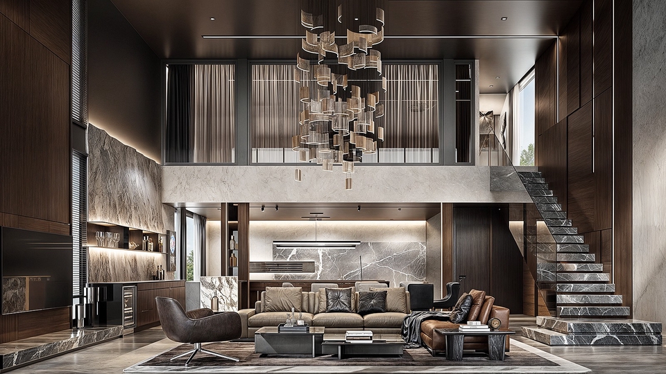 รับทำ 3D Perspective interior+exterior / รับออกแบบภายใน