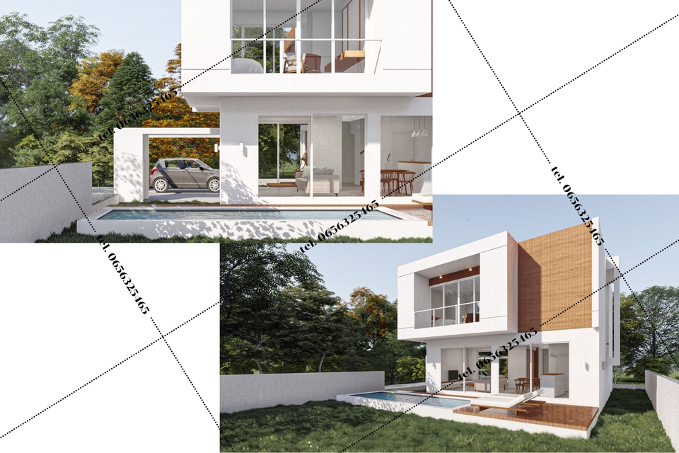 รับทำภาพ 3D PERSPECTIVE & ANIMATION ARCHITECTURE บ้านพักอาศัย จนถึงงานสถาปัตยกรรมขนาดกลาง