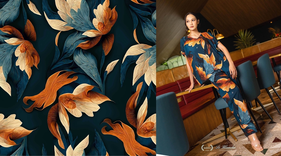 Design Pattern Textile untuk produk fashion