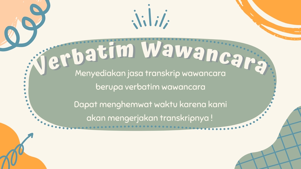 Traskrip Audio (wawancara/video)