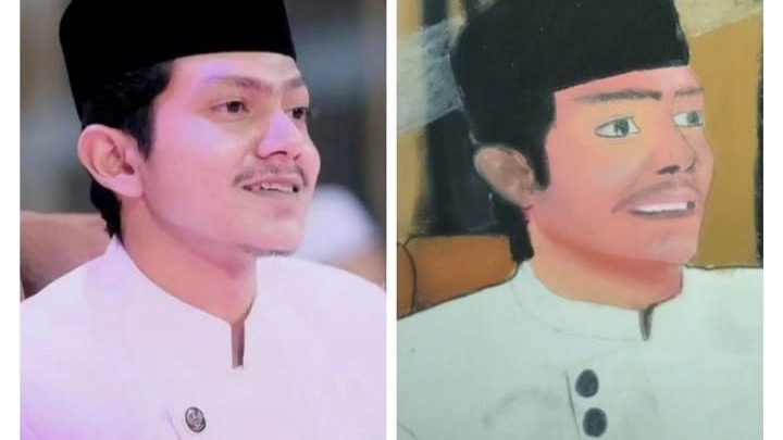 jasa membuat sketsa potret diri dalam bentuk digital (crcayon, water ...