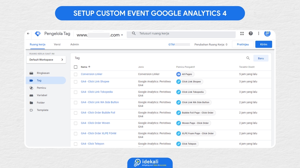 Jasa Pasang Google Tag Manager Tracking Konversi Google Ads