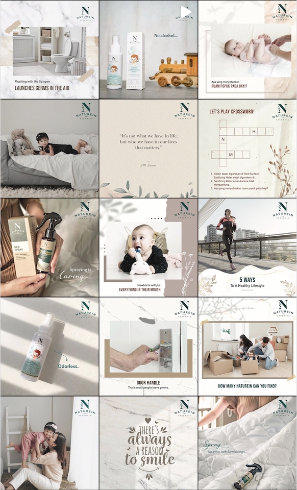 DESAIN BANNER, IG FEEDS & STORY SESUAI TEMA YANG DI INGINKAN