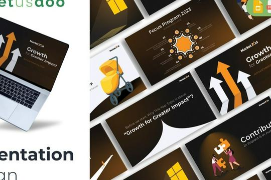 Desain Presentasi / Powerpoint Presentation Design / Pitch Deck ...