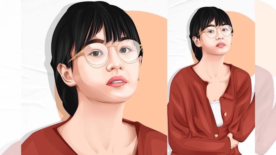 POTRAIT VECTOR ART