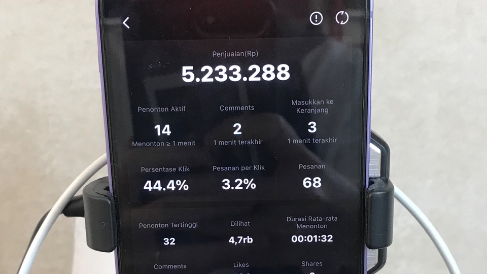 HOST LIVE STREAMING 2 JAM SHIFT MALAM TIKTOK SHOPEE REMOTE