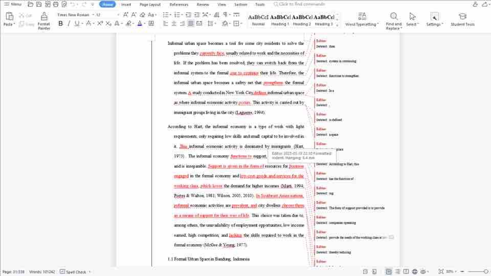 High quality proofreading & paraphrase ( INA - ENG )