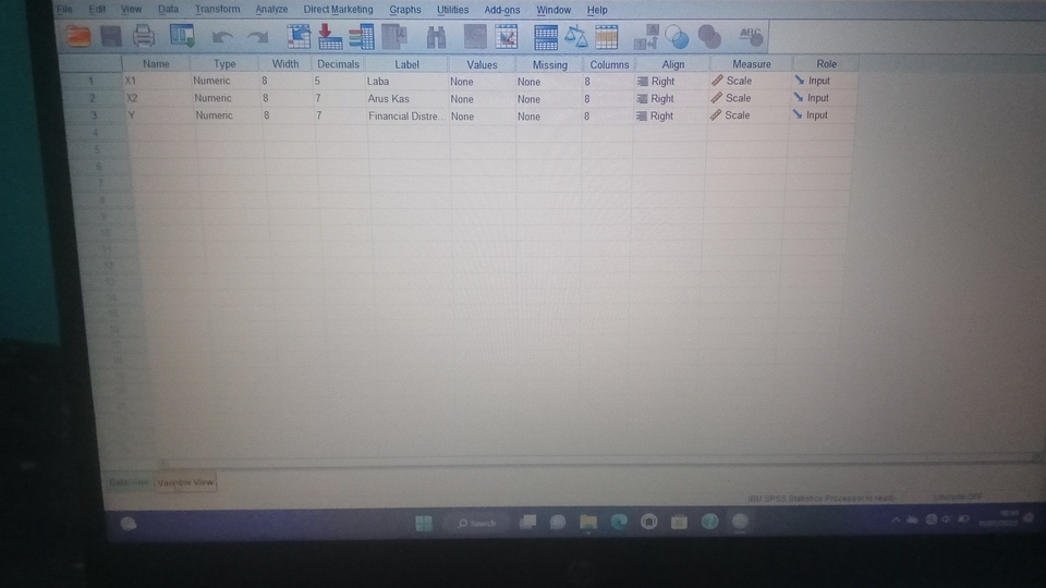 Olah data SPSS