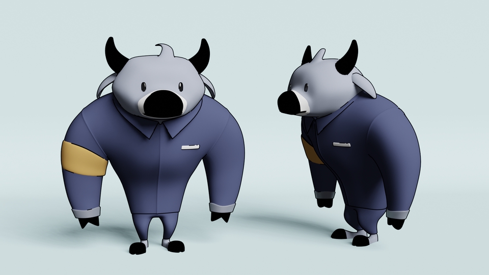 Jasa low poly 3D modeling untuk animasi dan game