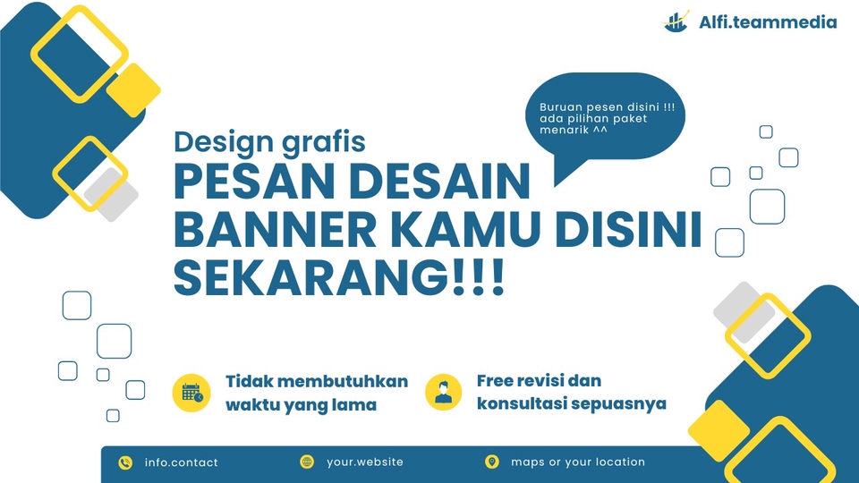 JASA DESAIN BANNER ELEGAN | MODERN THEME 🧐