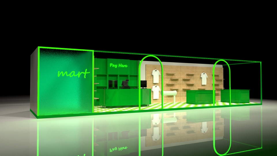 3D Perspective งาน Shop-Store ,Booth-Design, Kiosk, Interior Design และ ...