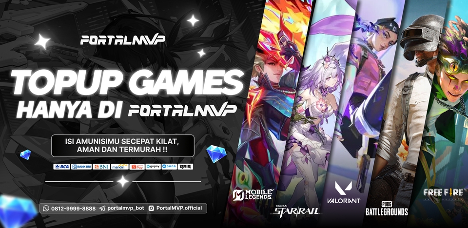 Design Banner Website TopUp Game