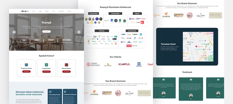 Desain Website/Mobile Apps dengan Gaya Minimalist