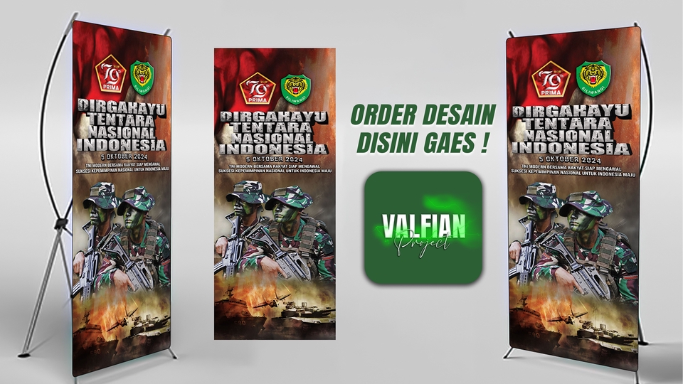 Desain Standing Banner Keren dan Unik