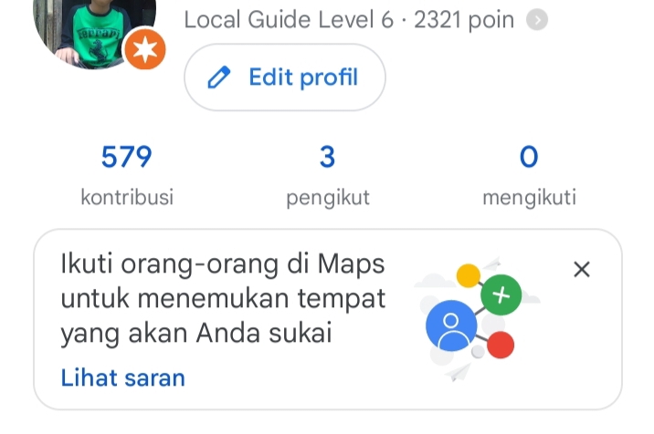 Jasa review tempat usaha di Google Maps, Akun Local Guide level 6 dan 4