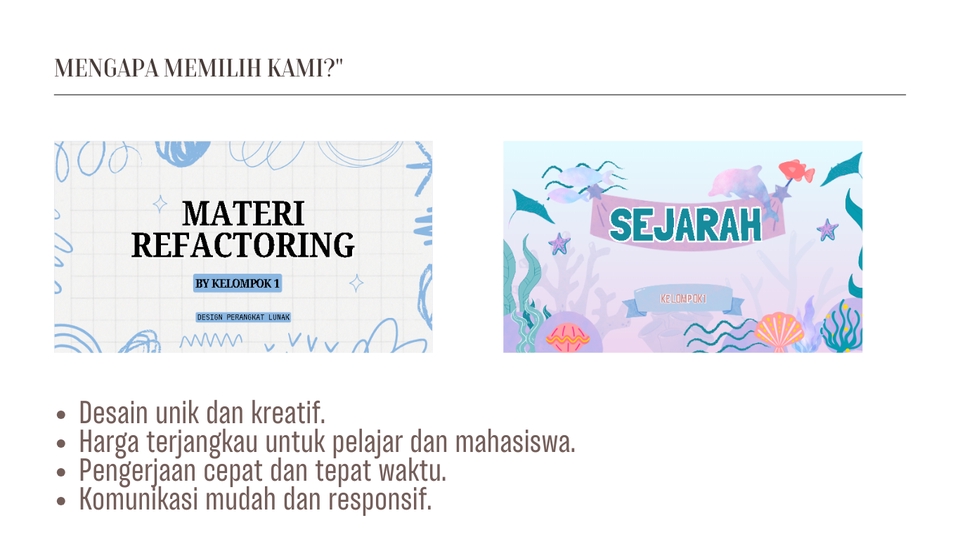 Jasa Pembuatan PPT Menarik dan Profesional