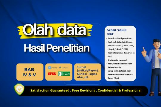 Olah data dan jasa tulis hasil penelitian