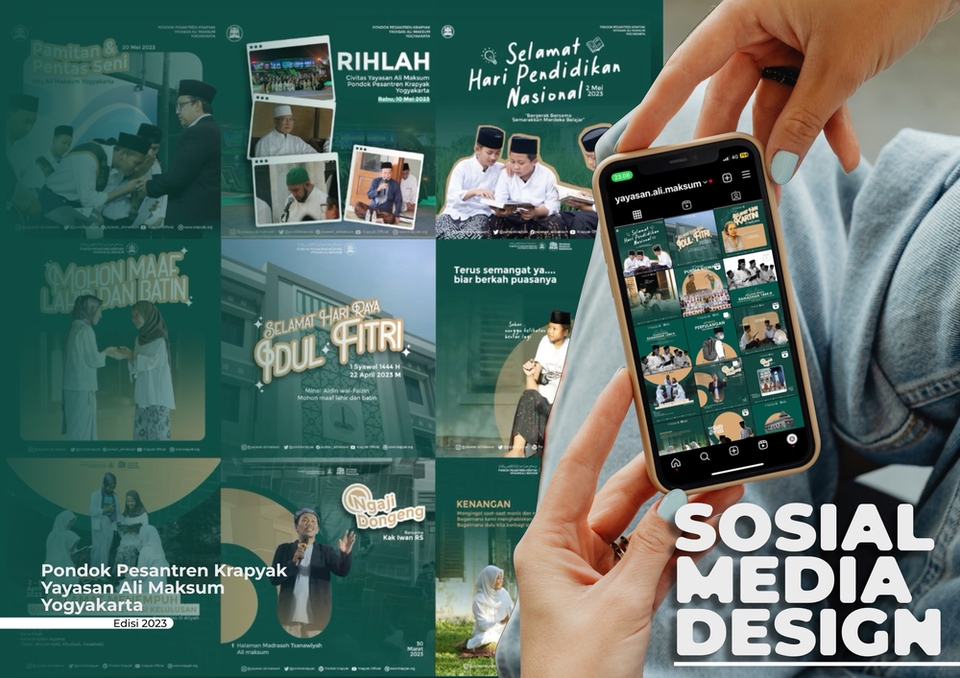 Desain Feed Instagram | Story, | Cover Reels - SATU HARI JADI
