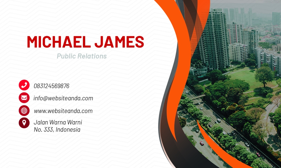 Desain Kartu Nama Professional Keren Custom