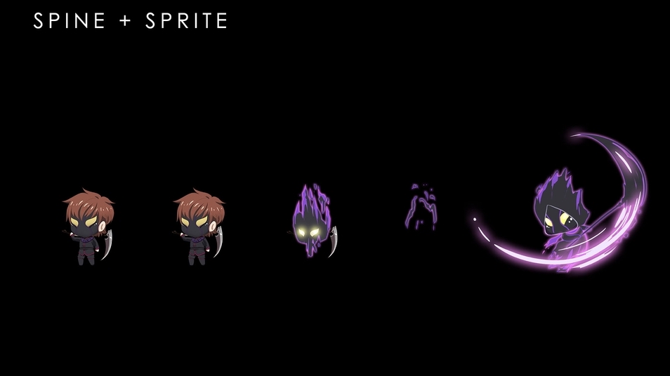 Jasa Pembuatan Animasi Sprite dan Spine 2D (NO SOUND)