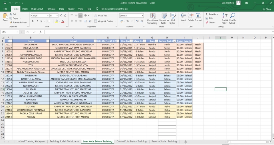 Pengolahan data excel