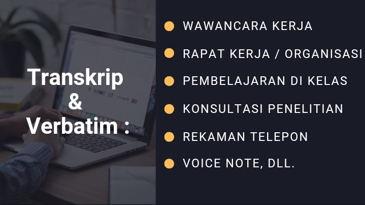 Jasa Transkrip Verbatim dari Video ke Teks