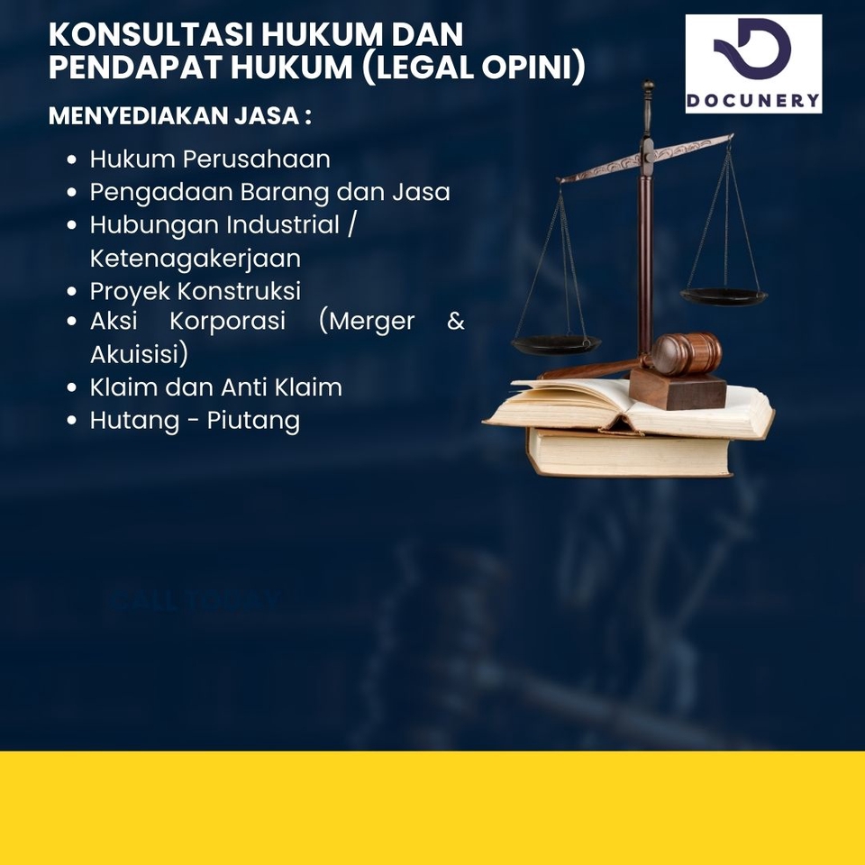 Review & Drafting Perjanjian, MOU, Addendum, NDA dan Konsultasi serta LO