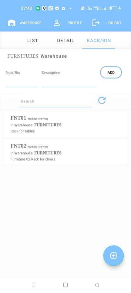 Warehouse Management System (Android & Web)