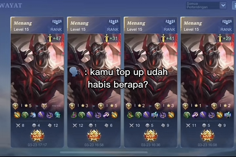 JOKI MOBILE LEGENDS BOOST RANKED. (Murni, Amanah, Murah)