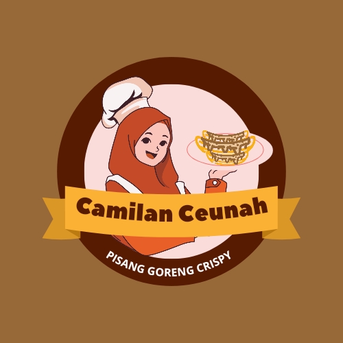 Desain logo maskot untuk makanan dan minuman, dan logo e-sport