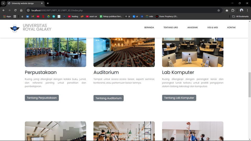 Membuat website kampus