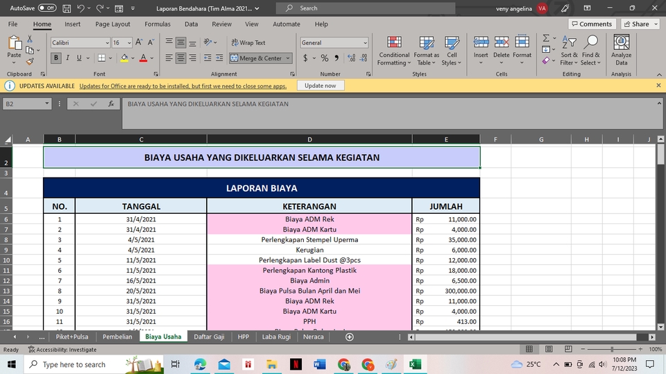 Data entry, Transcription, dan Admin