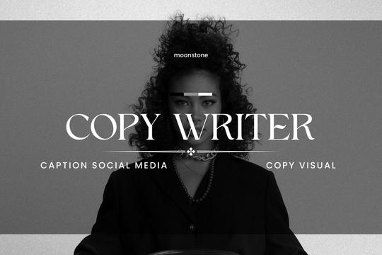 Caption social media | Copy visual + ide & referensi visual untuk caption.