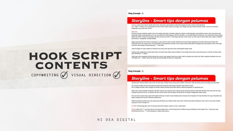 HOOK Script Contents Creator | Copy Visual Sesuai Target Increase ER ...