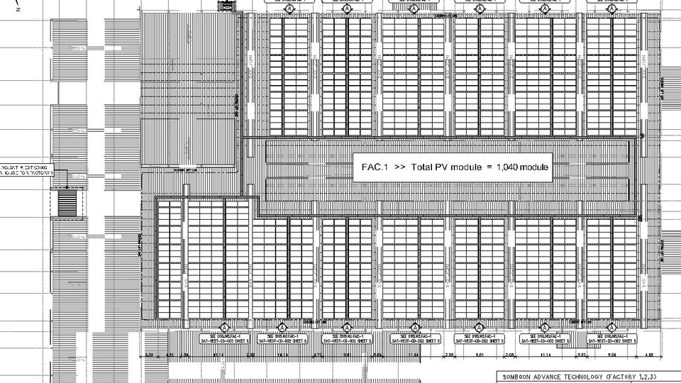 รับงานเขียน Shop drawing&Asbuilt Drawing งานติดตัังระบบ Solar rooftop