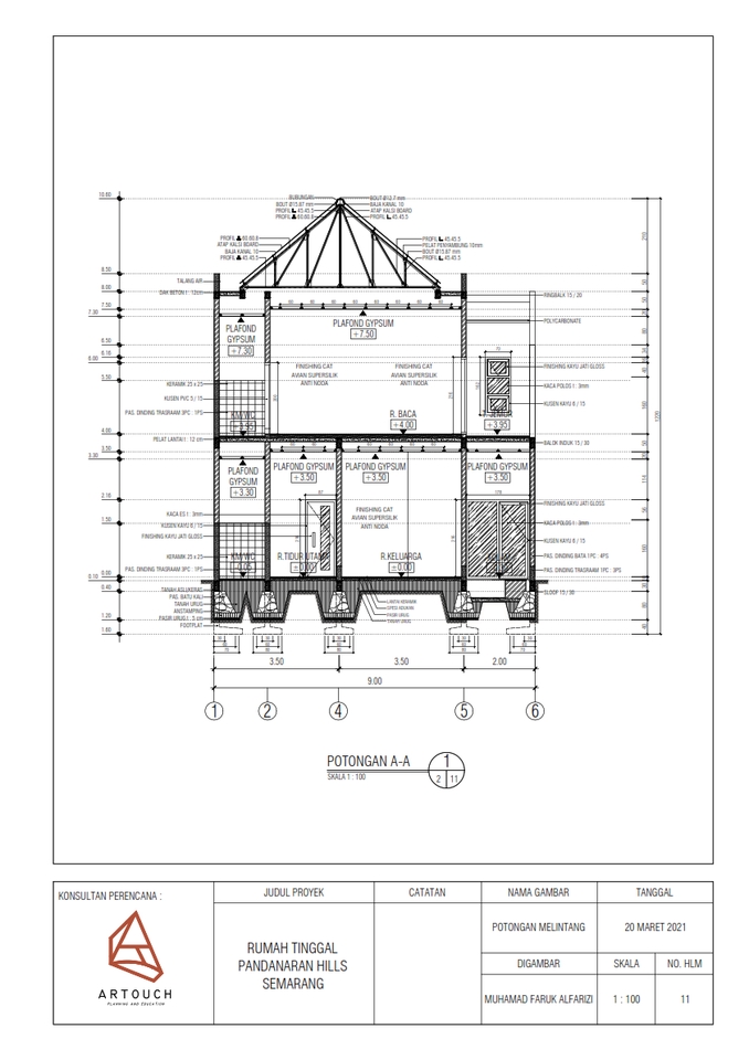 Produksi Kilat Gambar Kerja DED (Detail Engineering Design) Konstruksi
