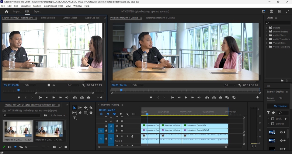 Menjual Jasa Editing Video (mudah diskusi, ramah, dan hasil pasti sesuai)